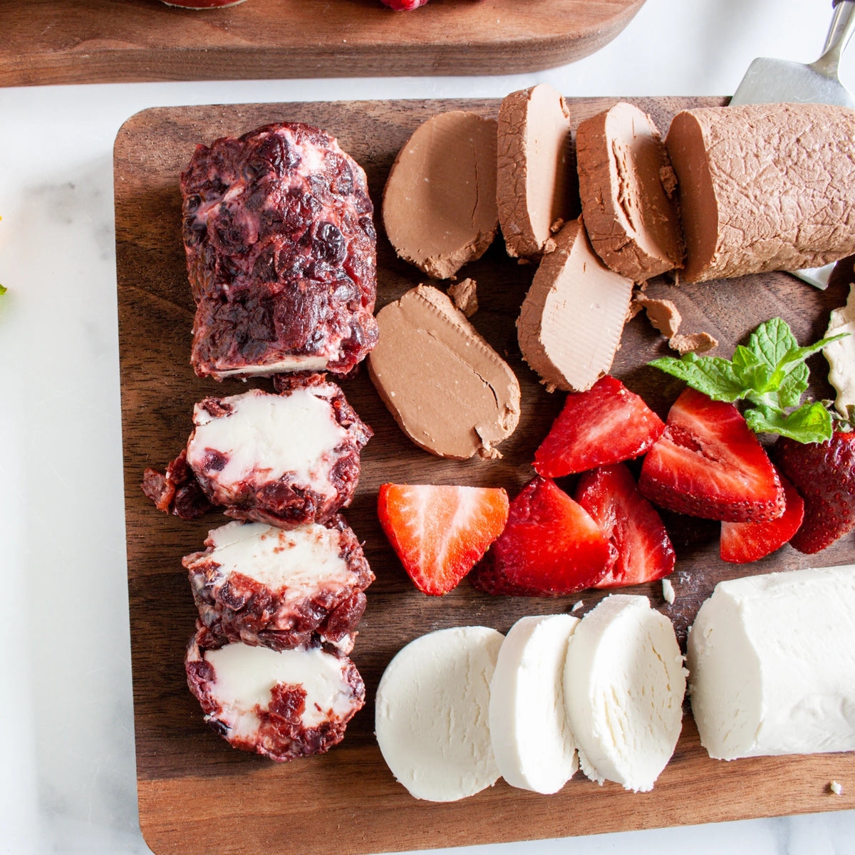 Chocolate Capri Cheese Log – Honey + Harp